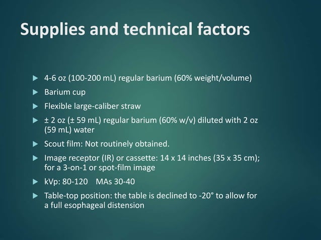 Barium procedures | PPTX | Digestive Disorders | Diseases and Conditions