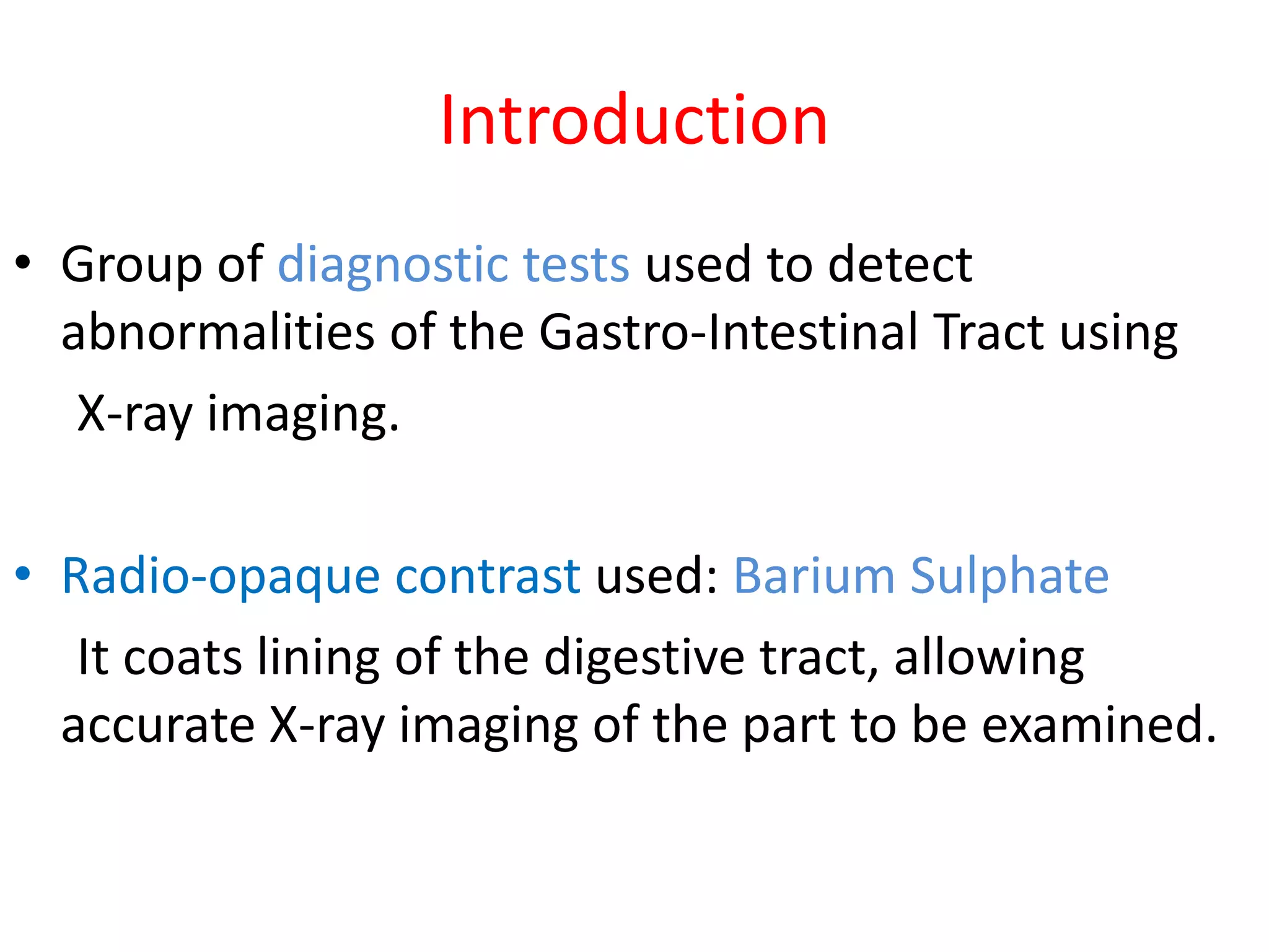Barium studies | PPTX