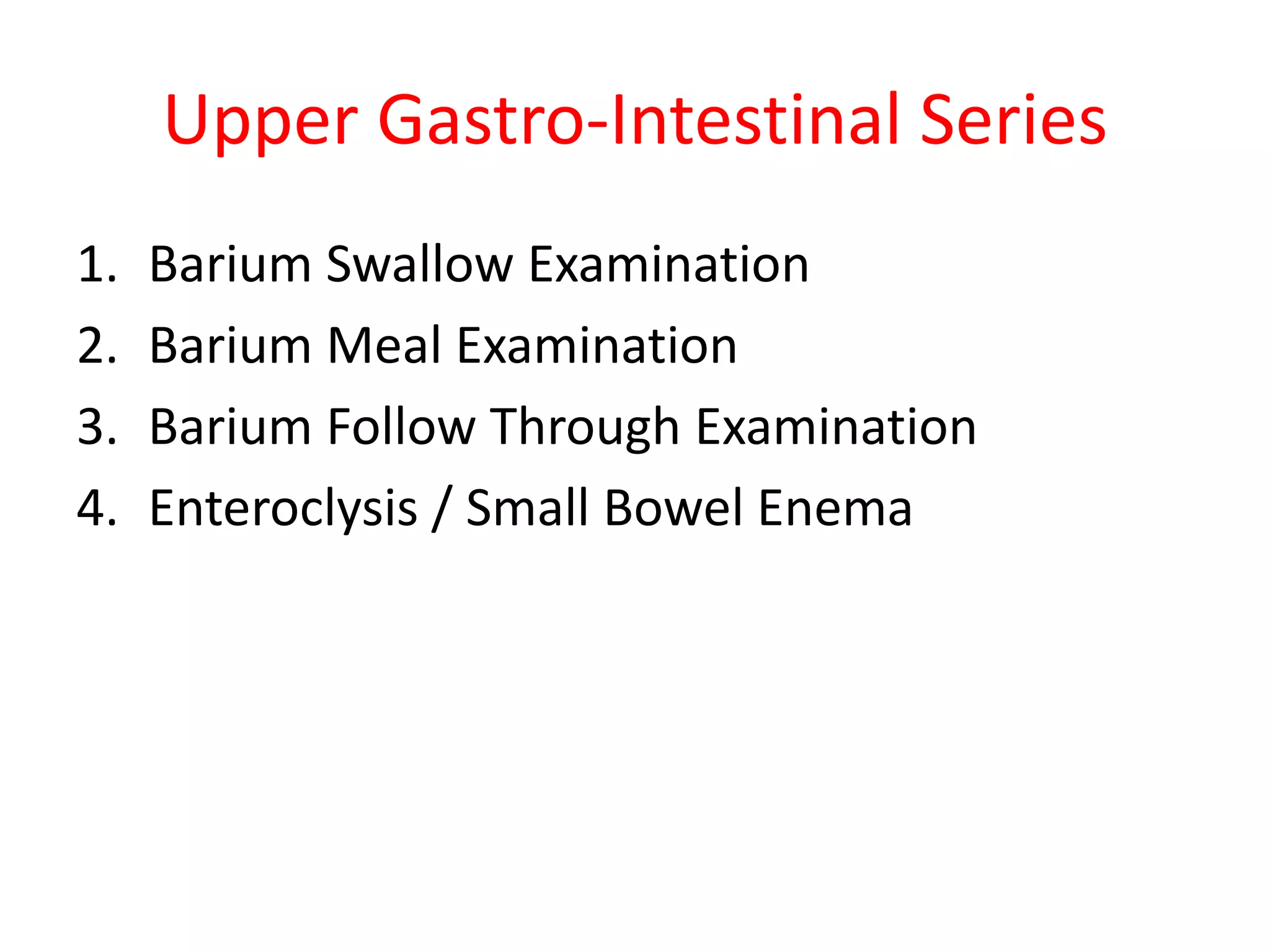 Barium studies | PPTX