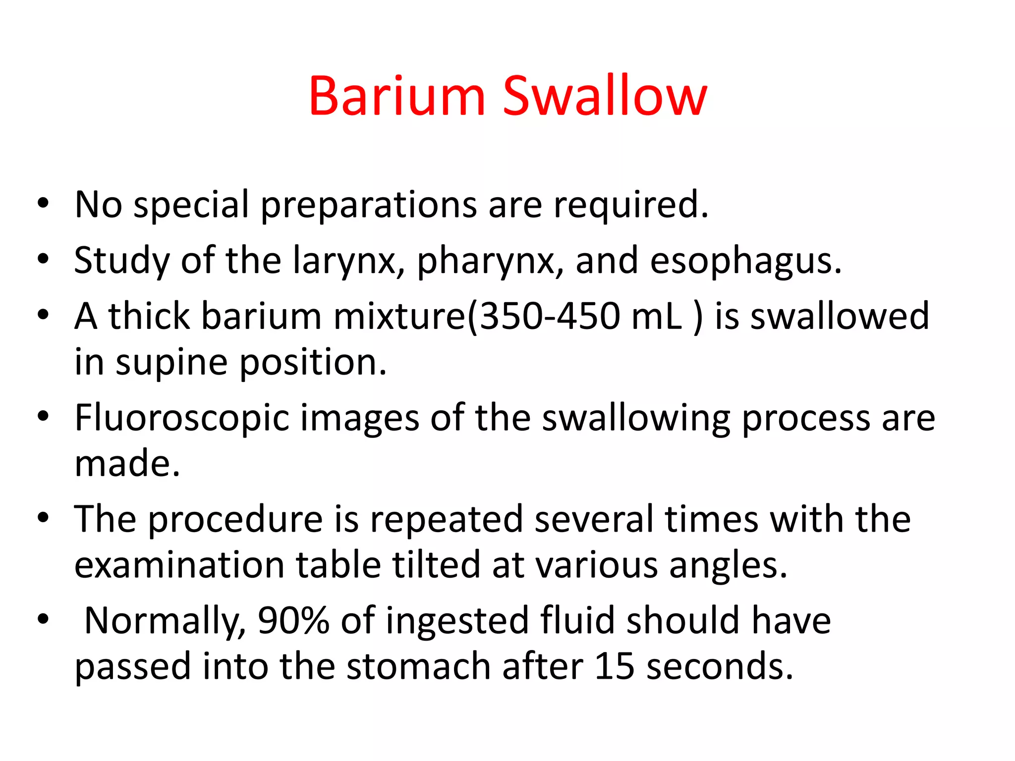 Barium studies | PPTX