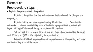 Barium studies and the nursing responsibilities | PPTX