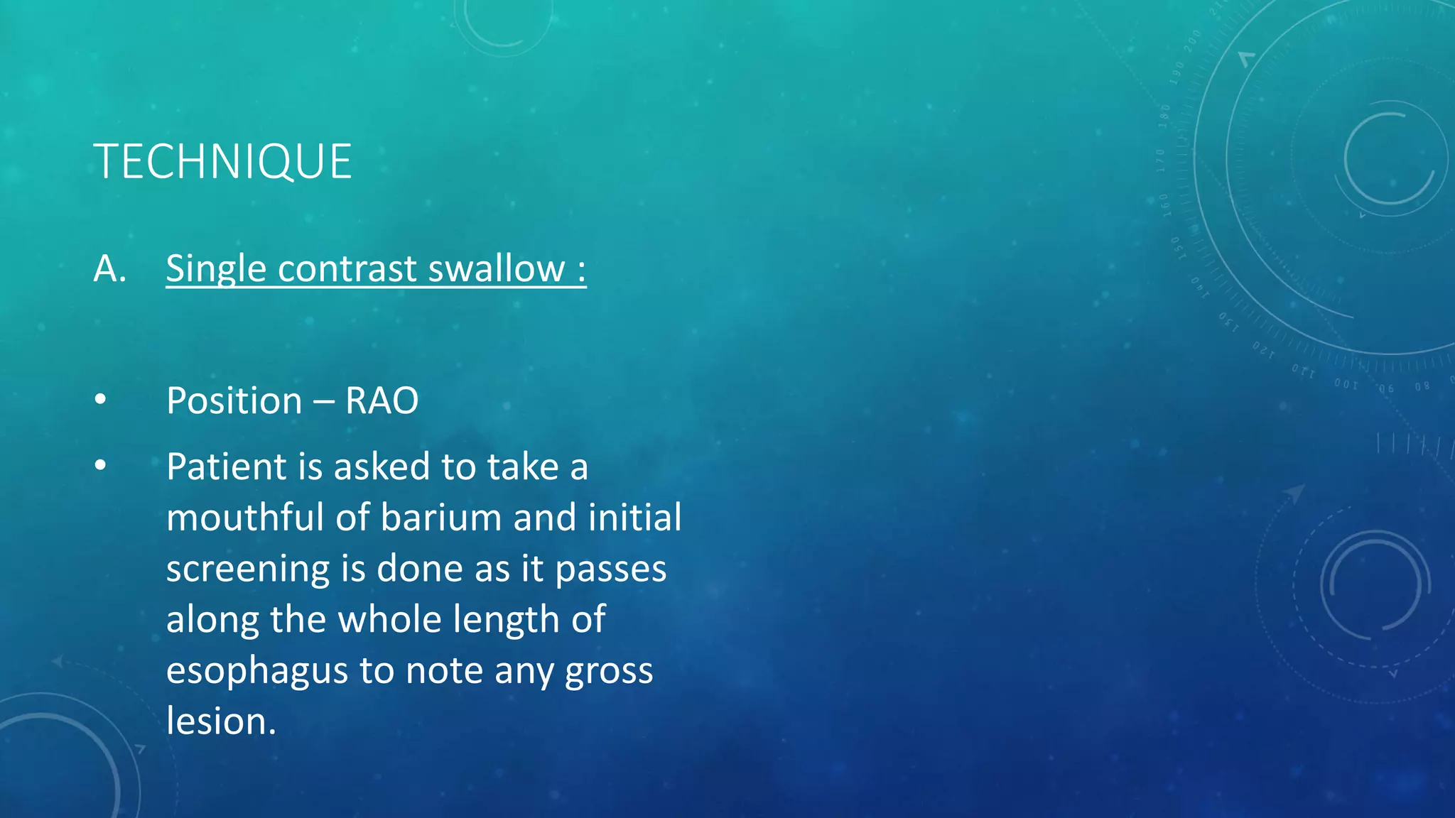 Barium swallow | PPTX