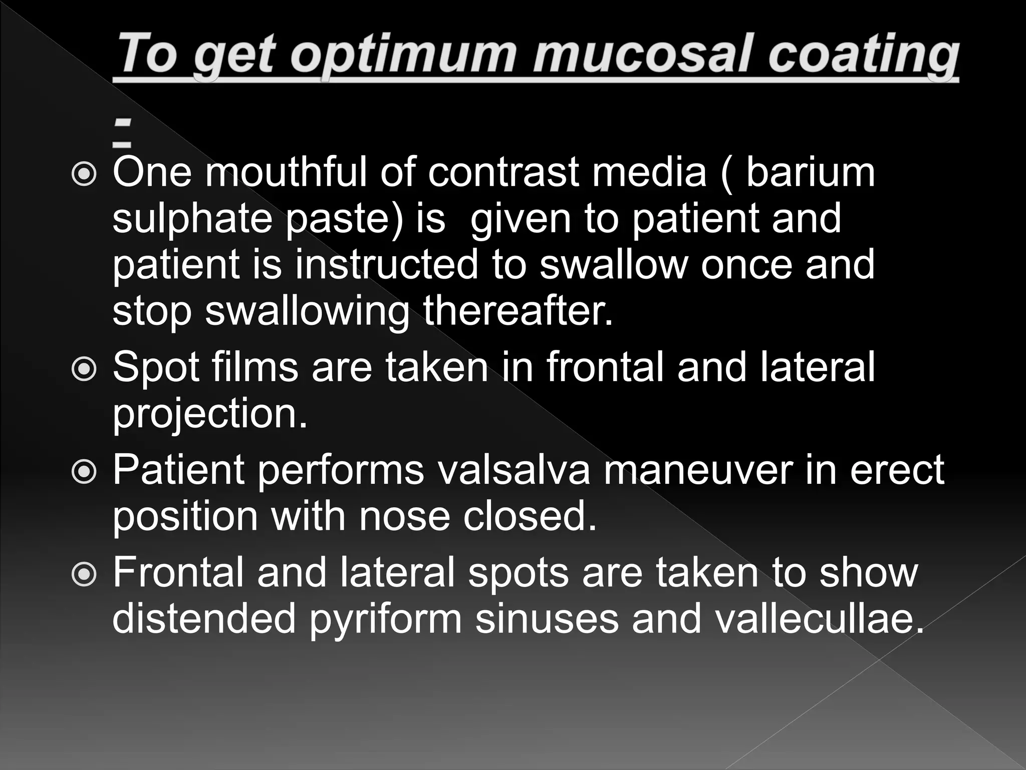 Barium swallow | PPTX