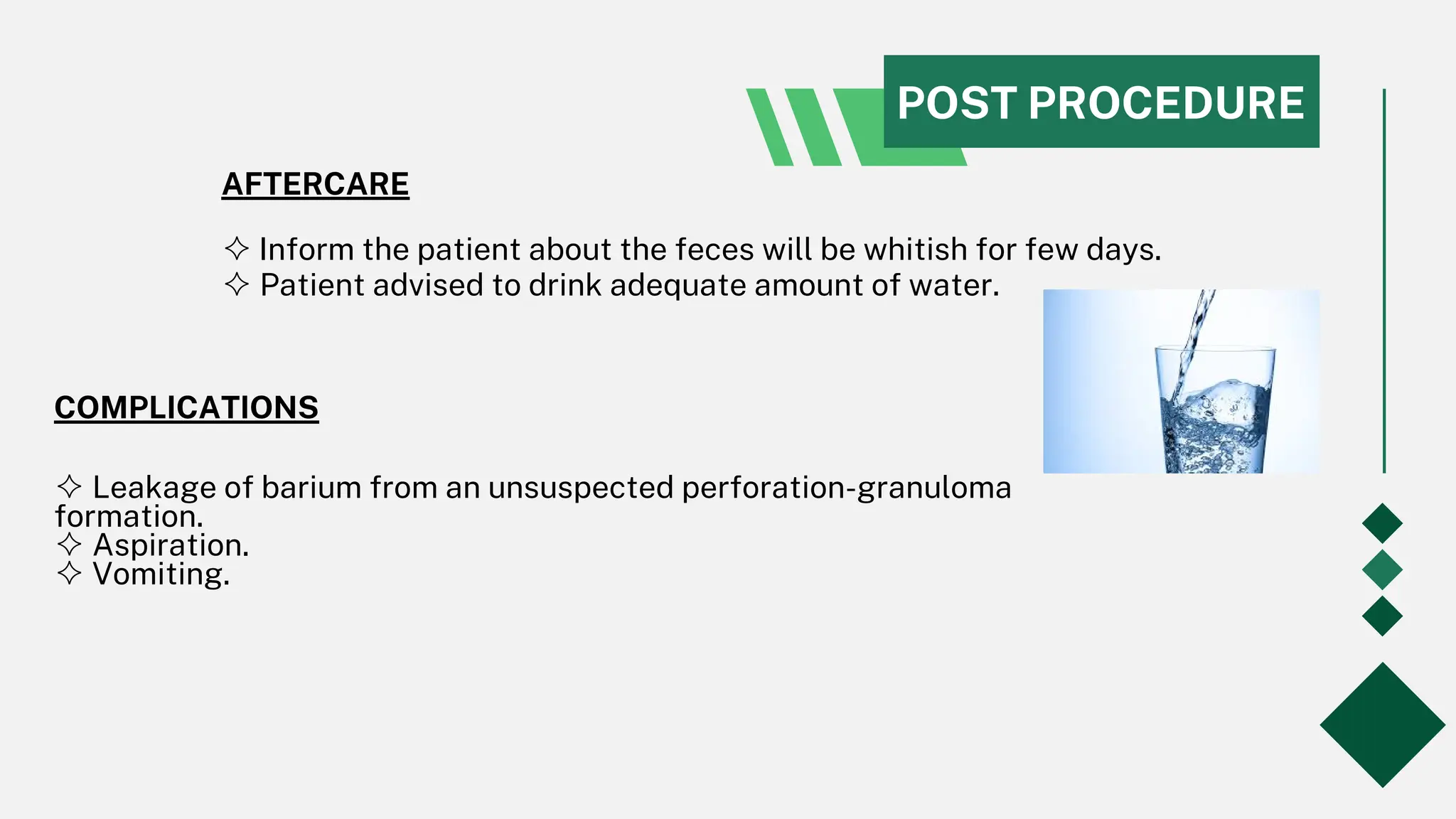 Barium Swallow procedure in radiology department | PDF
