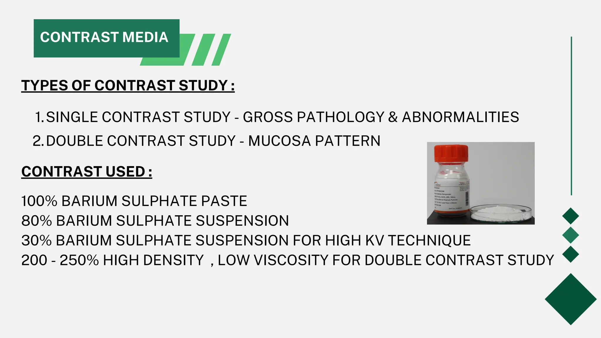Barium Swallow procedure in radiology department | PDF