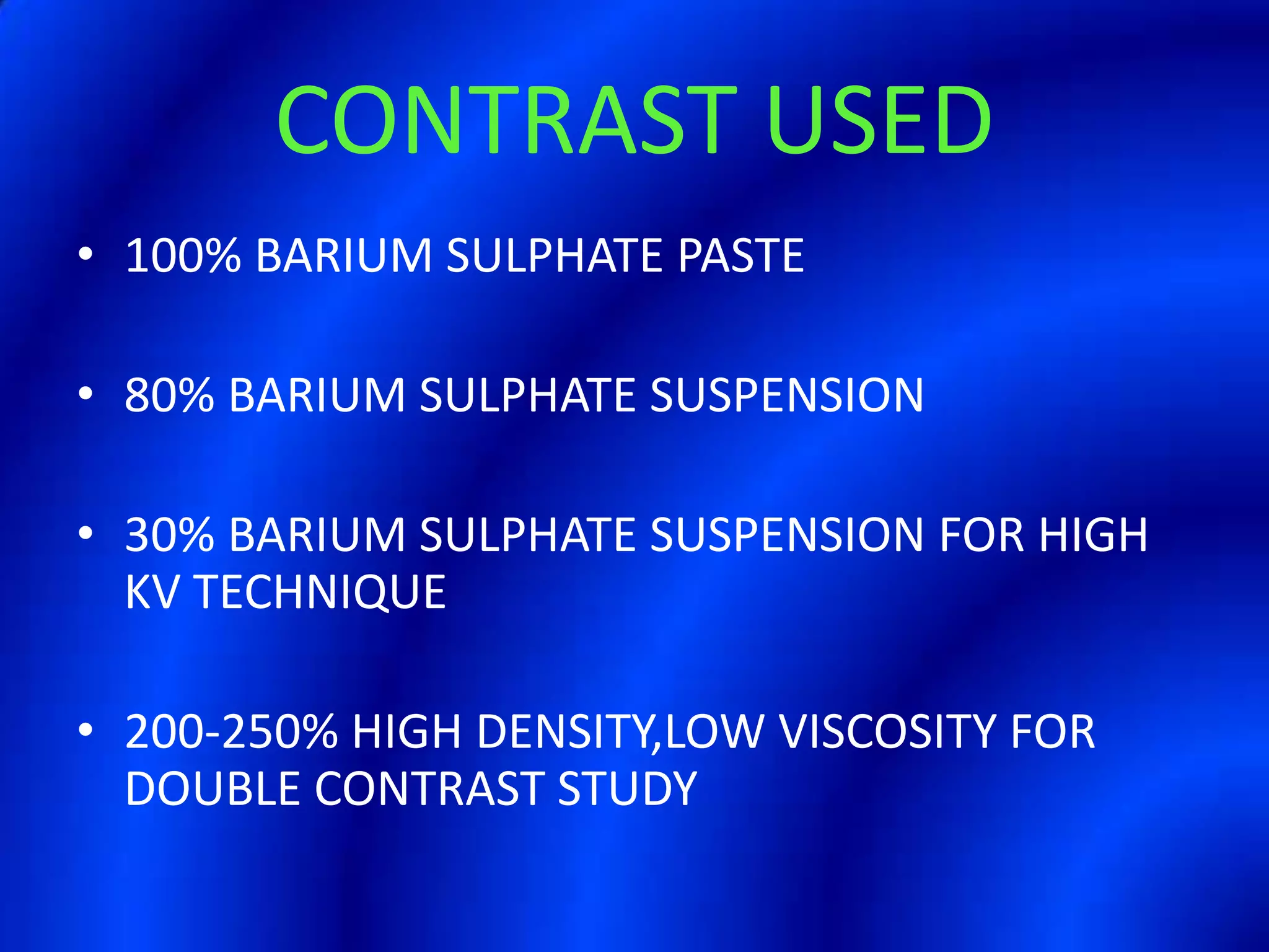 Barium Swallow Presentation | PPTX