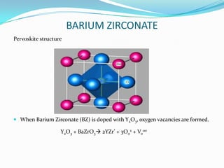 Barium zirconate | PPTX