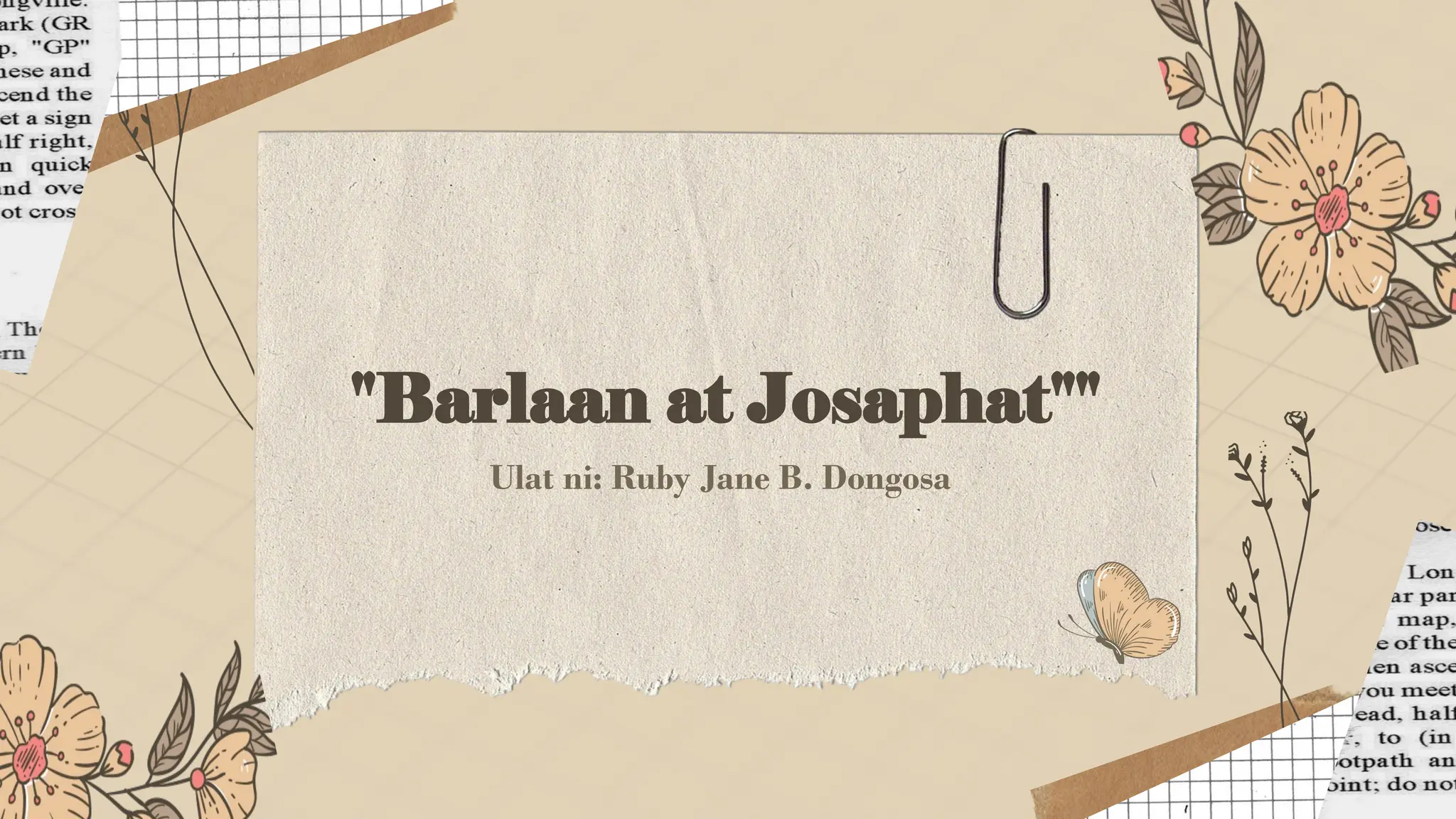 pakikipagsapalaran Barlaan at josaphat | PPTX