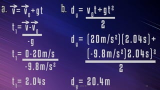 Motion of a Body Thrown Upward | PDF