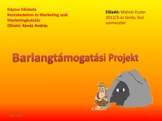 Barlang projekt | PPTX