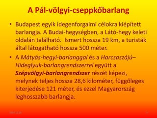 Barlang projekt | PPTX