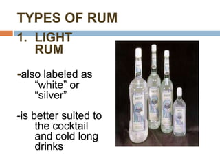 Bar lecture (rum) | PPT