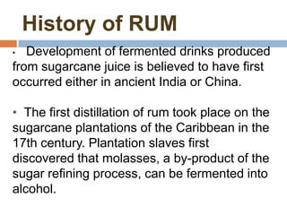Bar lecture (rum) | PPTX
