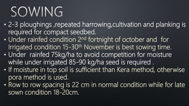 Barley Crop production | PPTX | Agriculture | Industries