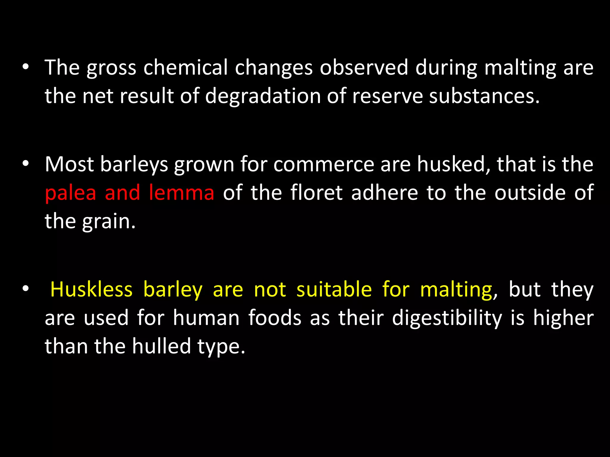 Barley classification, malting and processing | PDF