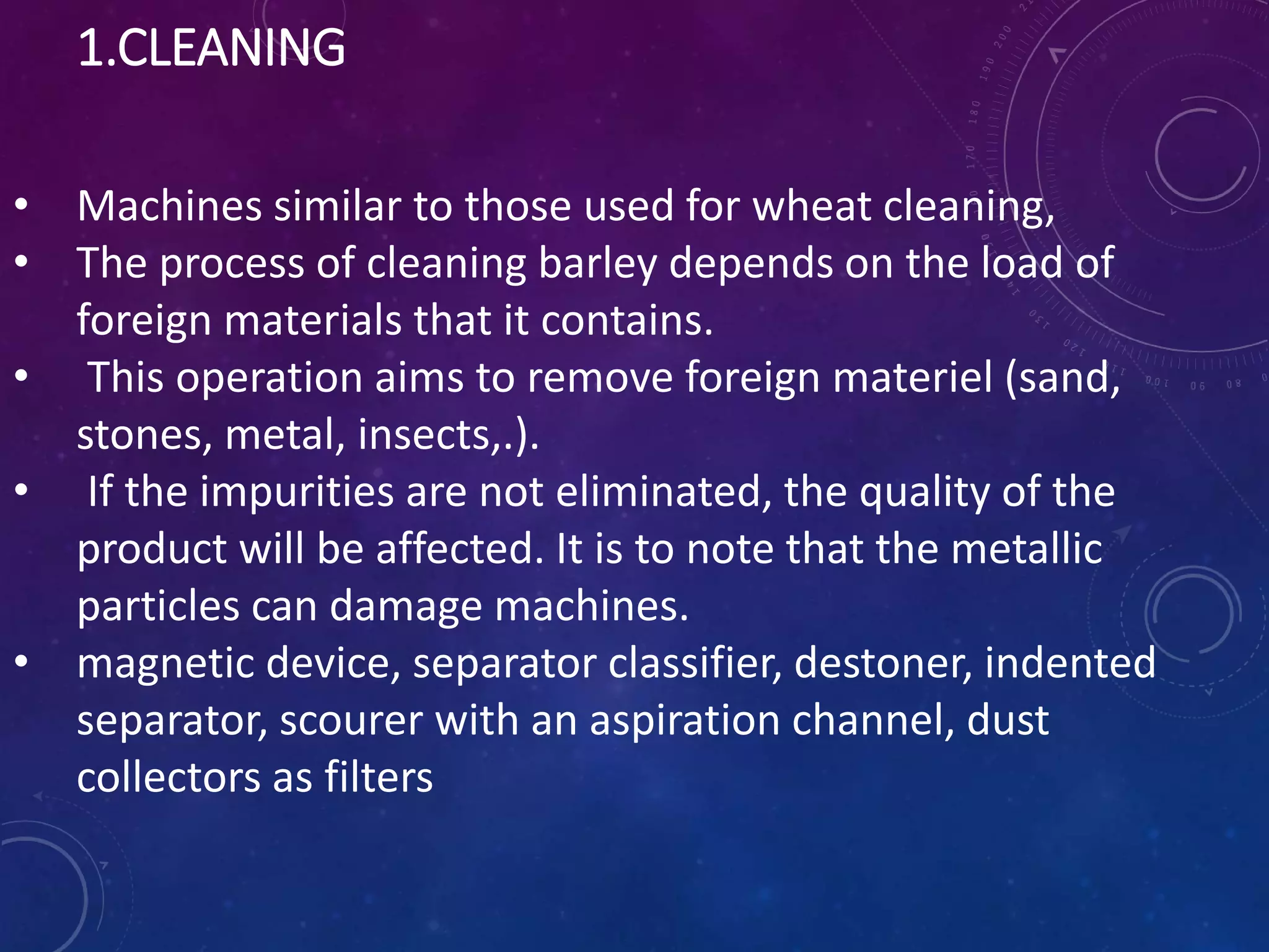 Barley processing | PPTX