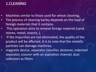 Barley processing | PPTX