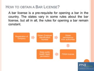 Bar license | PPTX