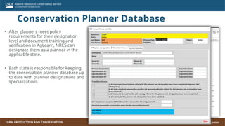 Navigating NRCS Policy for Certified Conservation Planners | PPTX