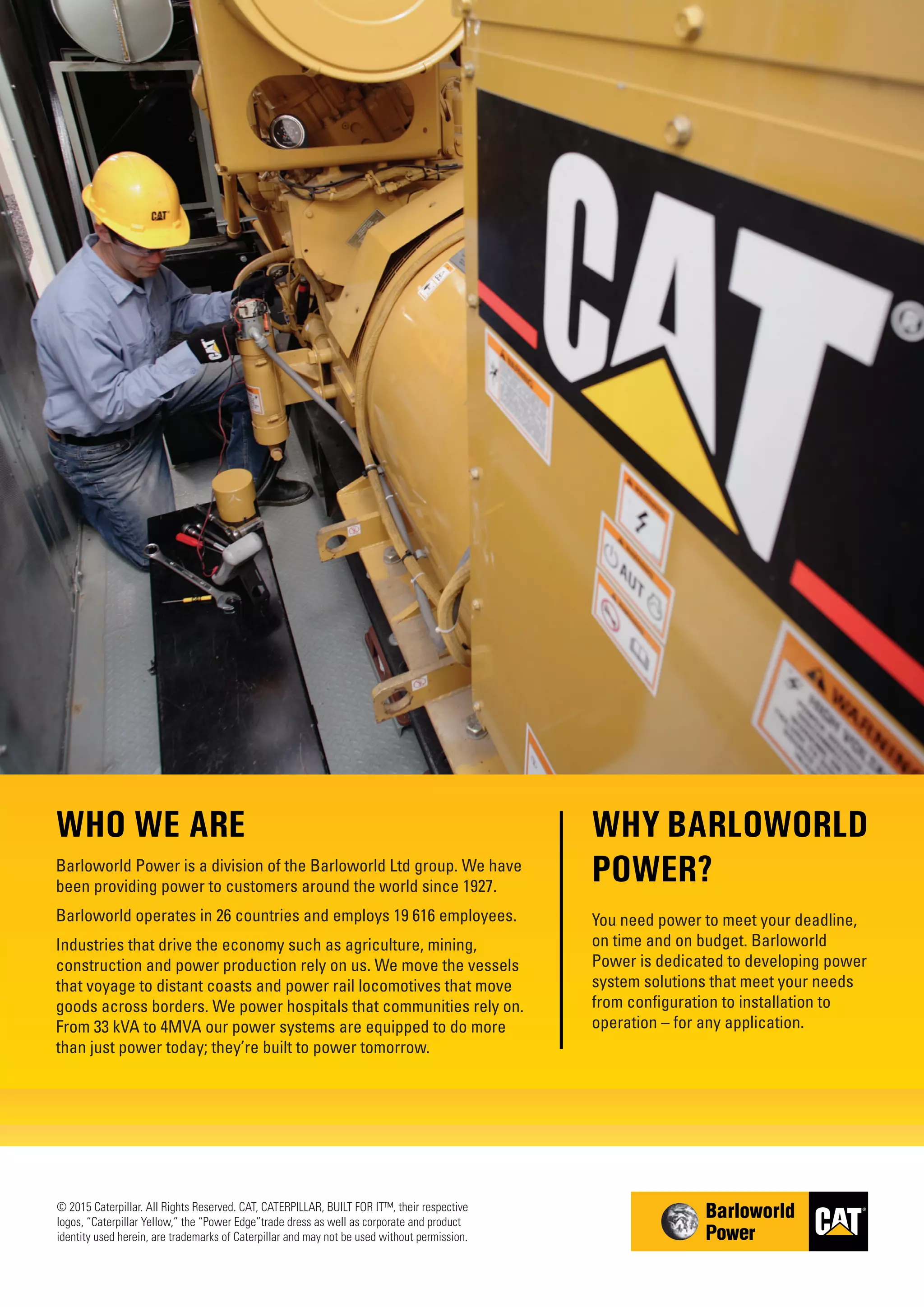 Barloworld power company profile | PDF