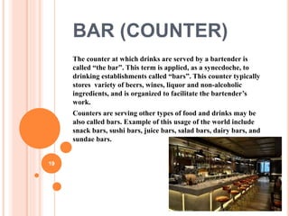 Bar management ppt | PPTX