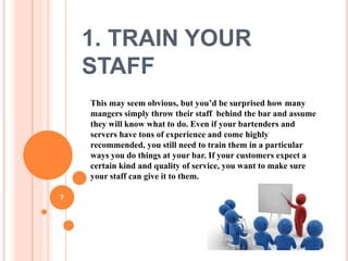 Bar management ppt | PPTX