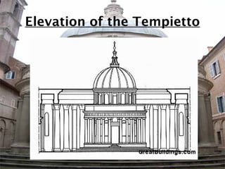 Tempietto Elevation