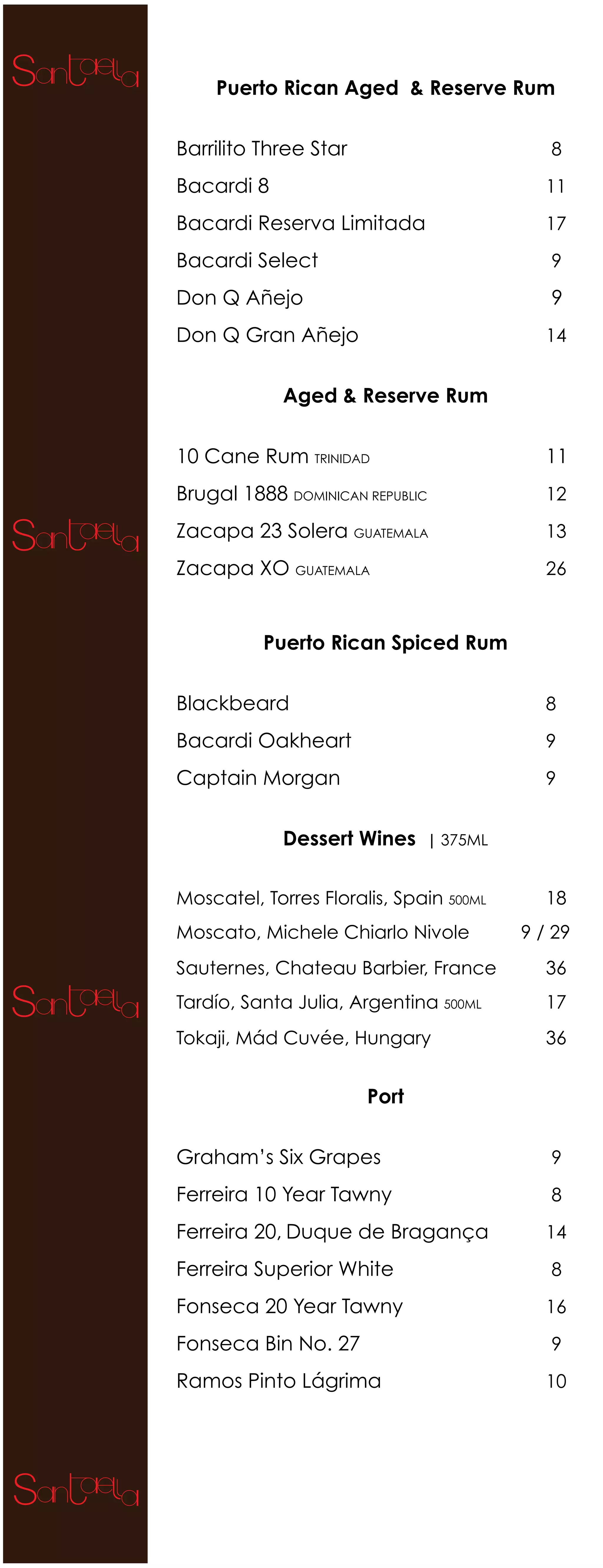 FULL BAR MENU | PDF