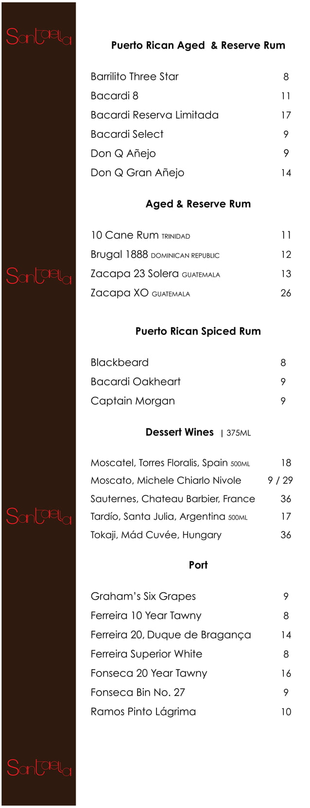 FULL BAR MENU | PDF | Alcoholic Beverages | Food & Drink