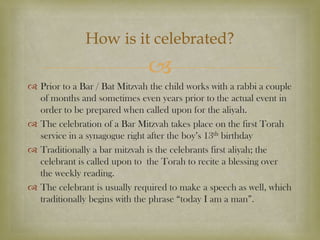 Bar mitzvah presentation | PPTX