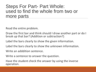 Bar modeling presentation for parents | PPT
