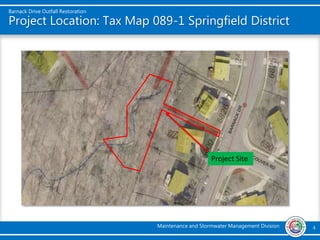 Barnack Drive Outfall Restoration Project Completion | PPTX