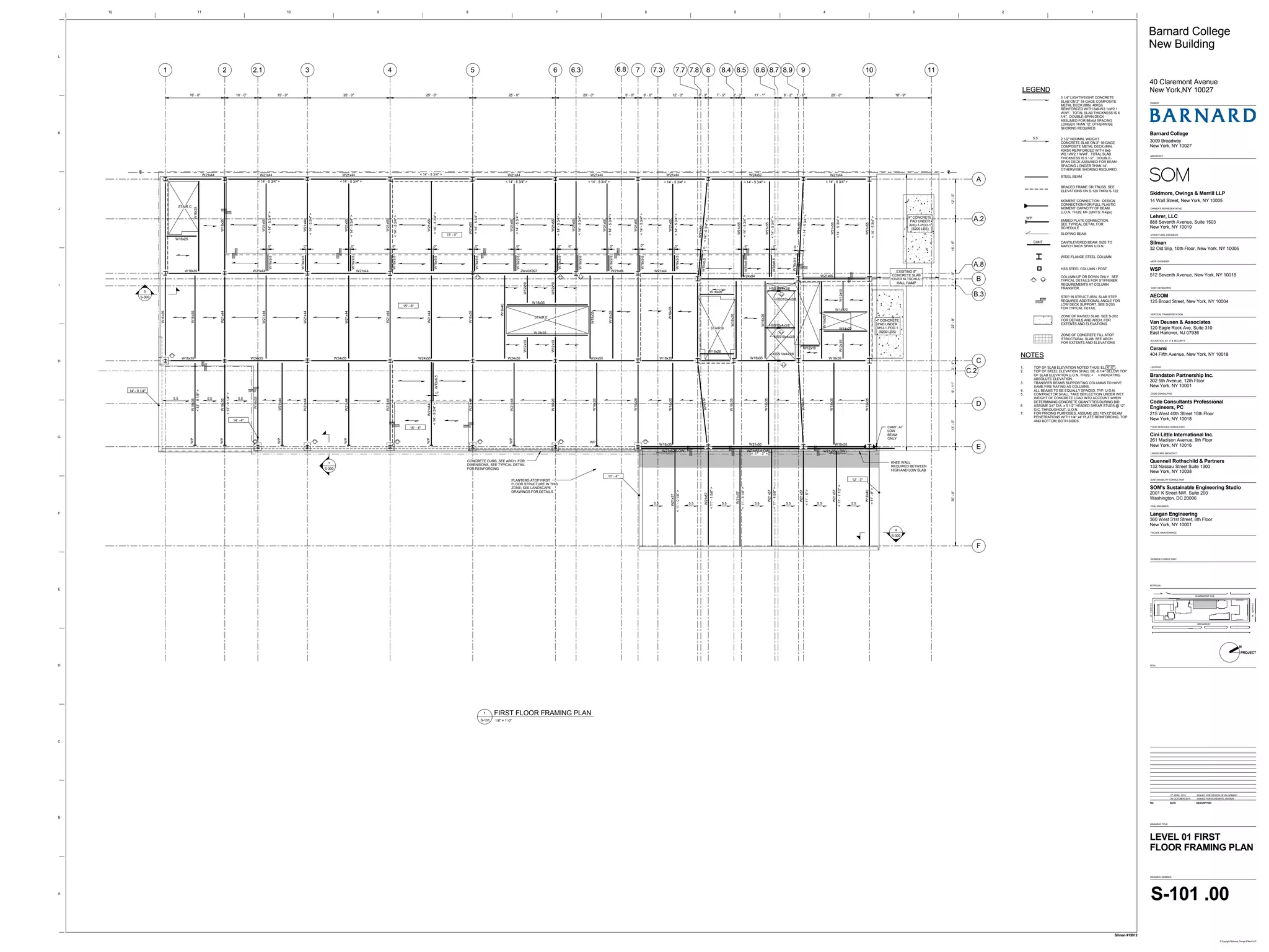Barnard College Revit 1st Floor Plan | PDF