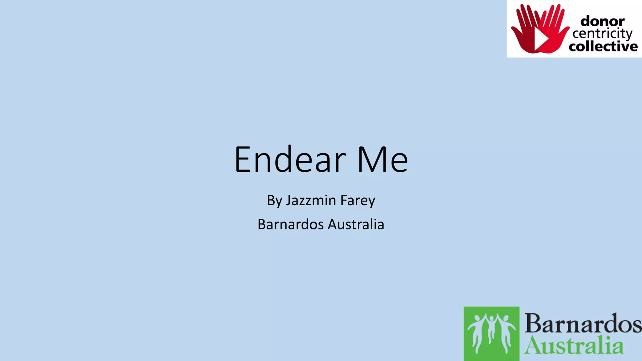 Jazzmin Farey - Endear Me | PPT