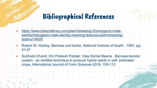 Barnase and bartar system | PPTX