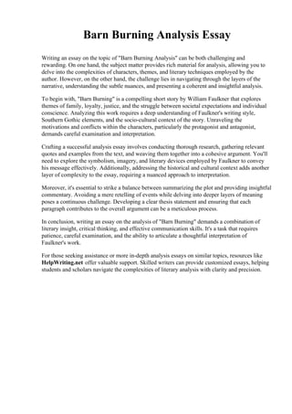 Barn Burning Analysis Essay.pdf