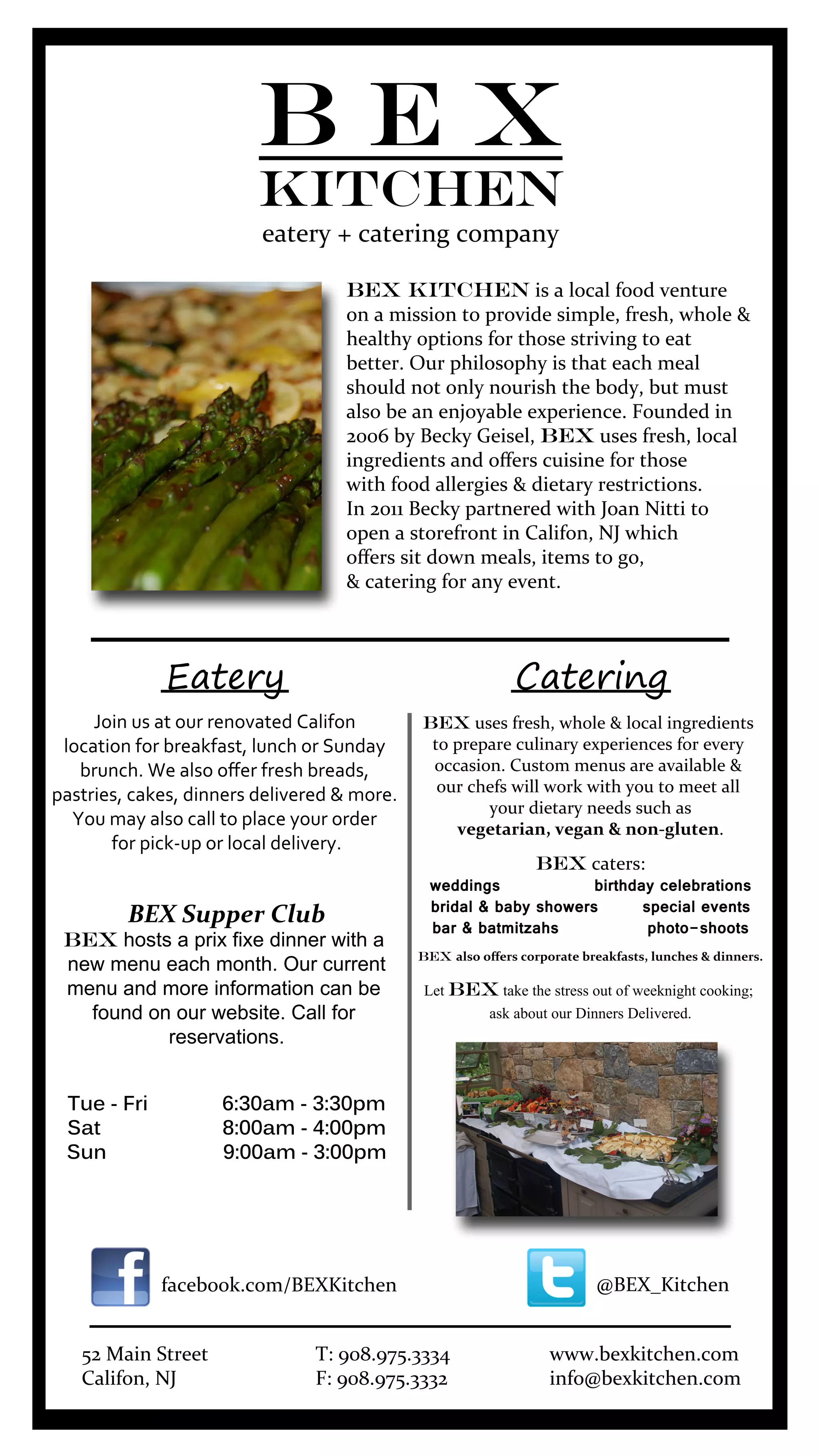 BEX Kitchen - Barn Dance Advert | PDF