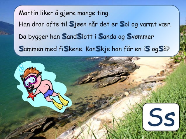 Barnebok leseopplæring 1.klasse | PPT