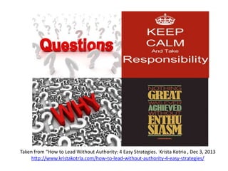 Leading Without Authority | PPTX