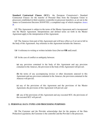 BARNES & THORNBURG LLP - Data Processing Agreement 4-6-18 | PDF