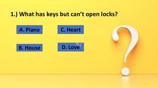 power point riddles sfasfafwasfwasfsaffe | PPT