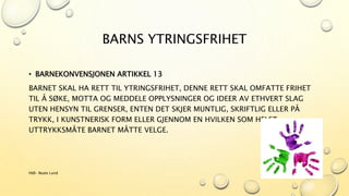 Barns medvirkning 25.08.17