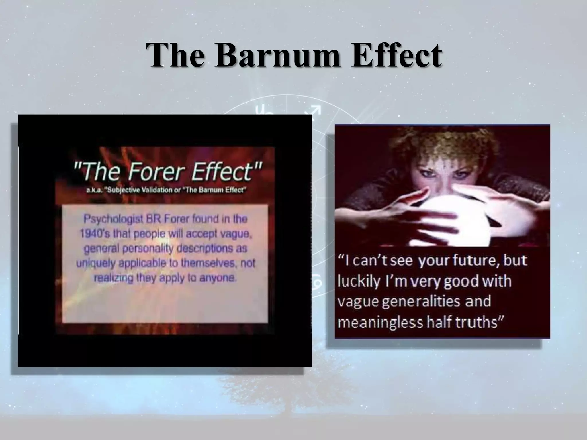 Barnum Effect | PPTX