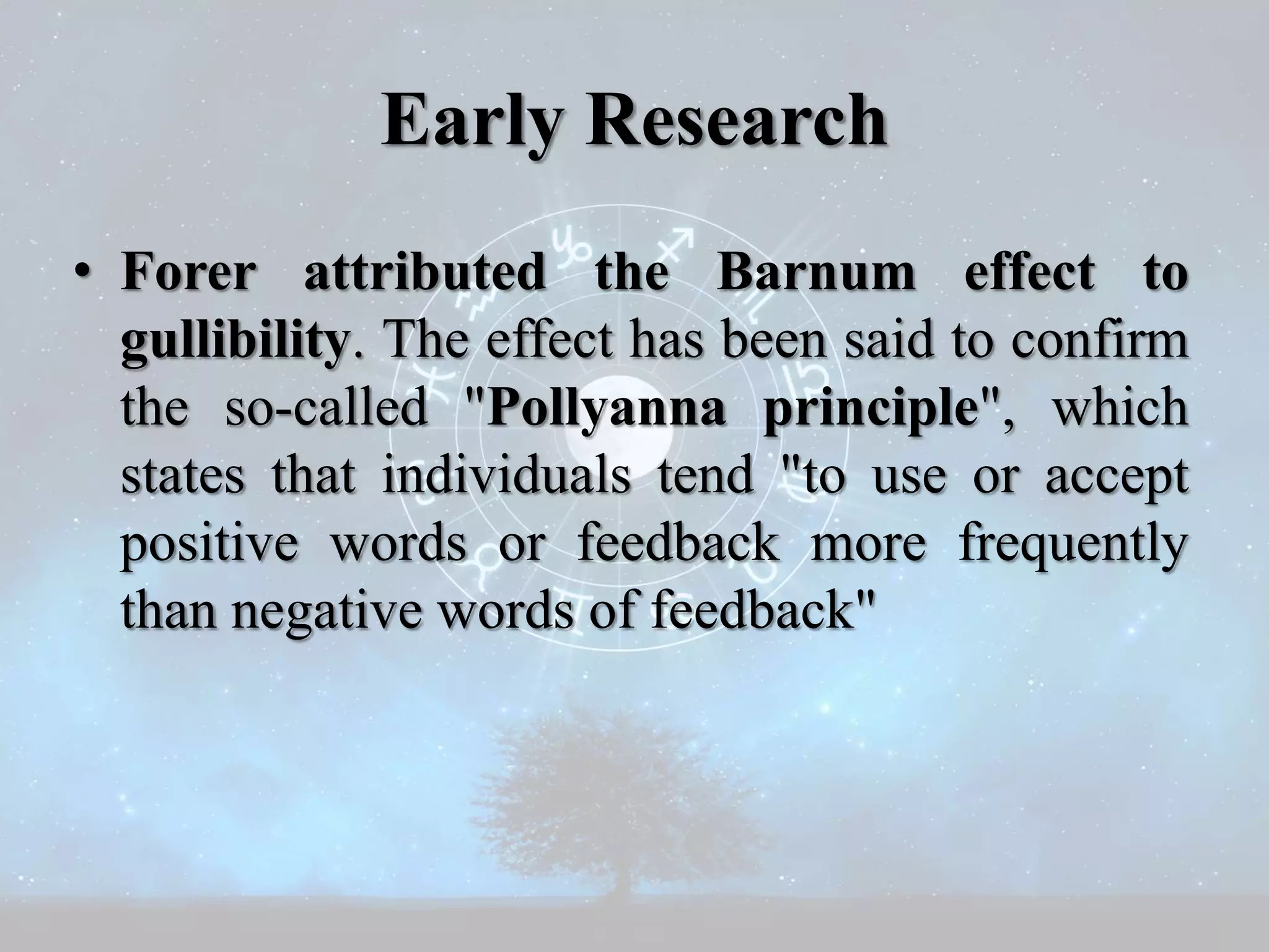 Barnum Effect | PPTX