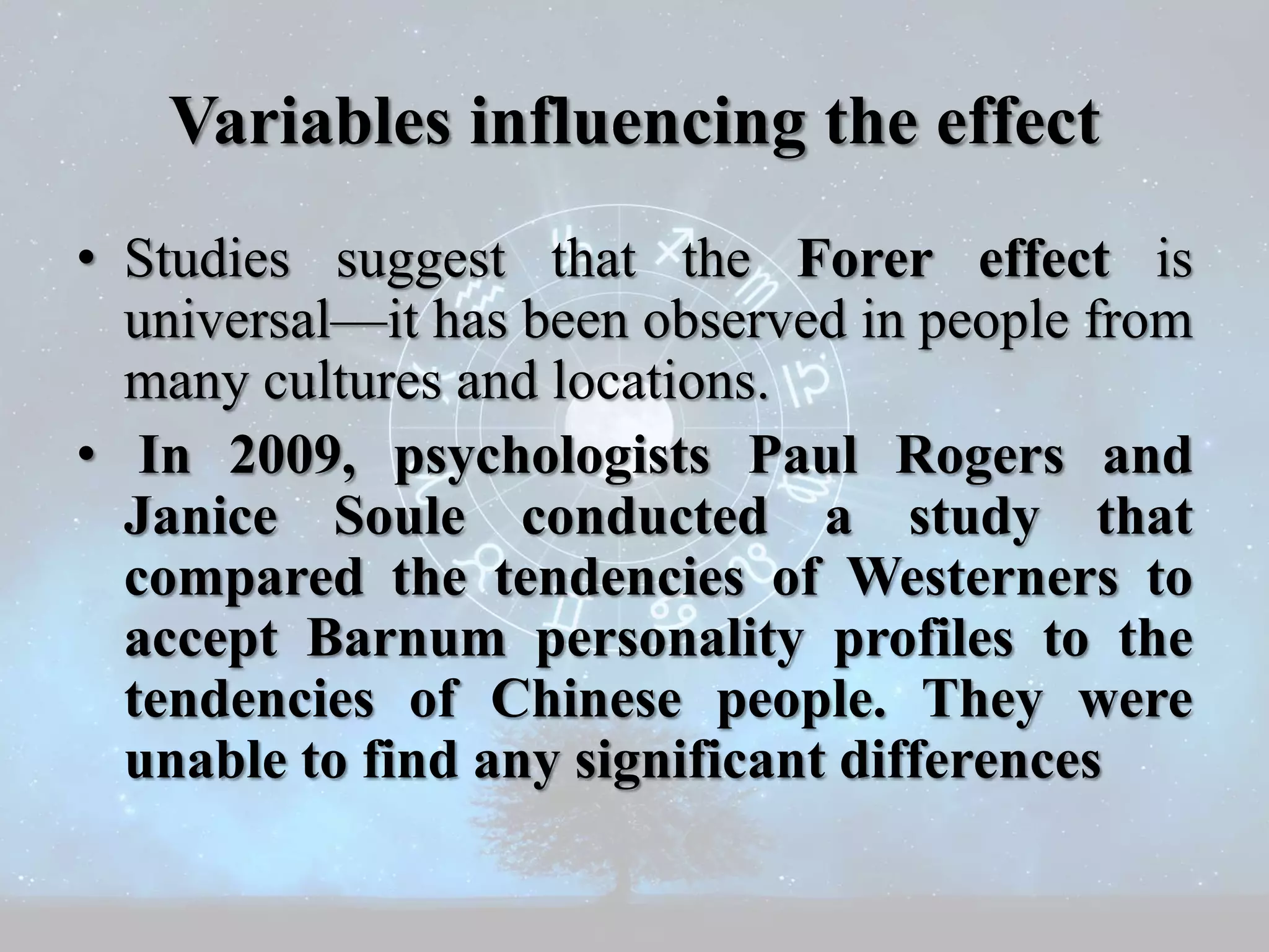 Barnum Effect | PPTX