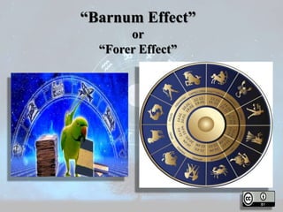 Barnum Effect | PPTX
