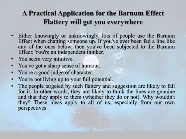 Barnum Effect