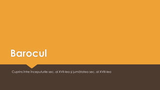 Barocul muzical - prezentare in format ppt | PDF