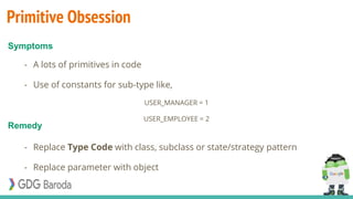 Baroda code smell and refactoring | PPTX