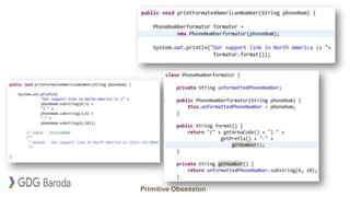 Baroda code smell and refactoring | PPTX